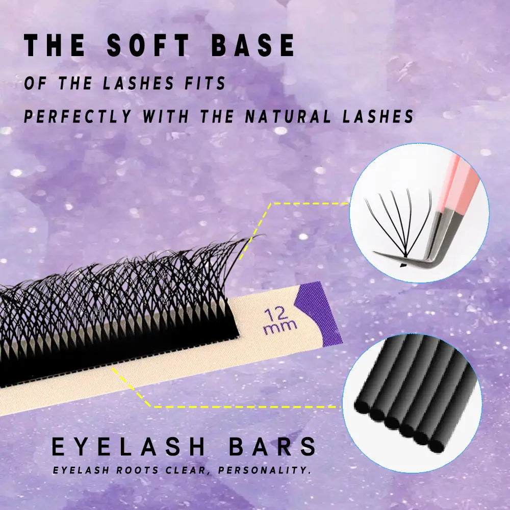 W-Shape 10D Volume Lash Extensions Double 5D Lash Extensions – Wendylash