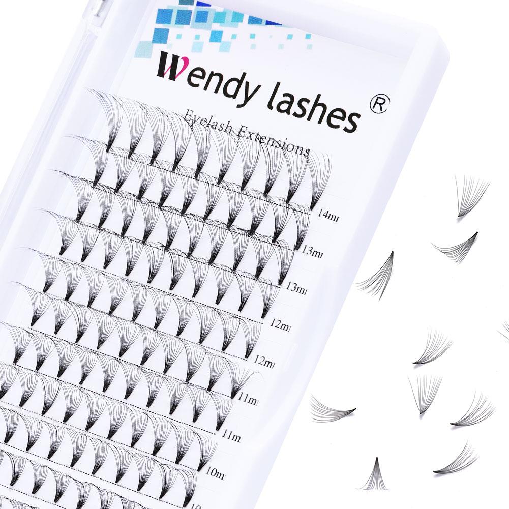 12D Pre-Made Fans Volume Lashes Black 8-20mm C&D Curl – Wendylash